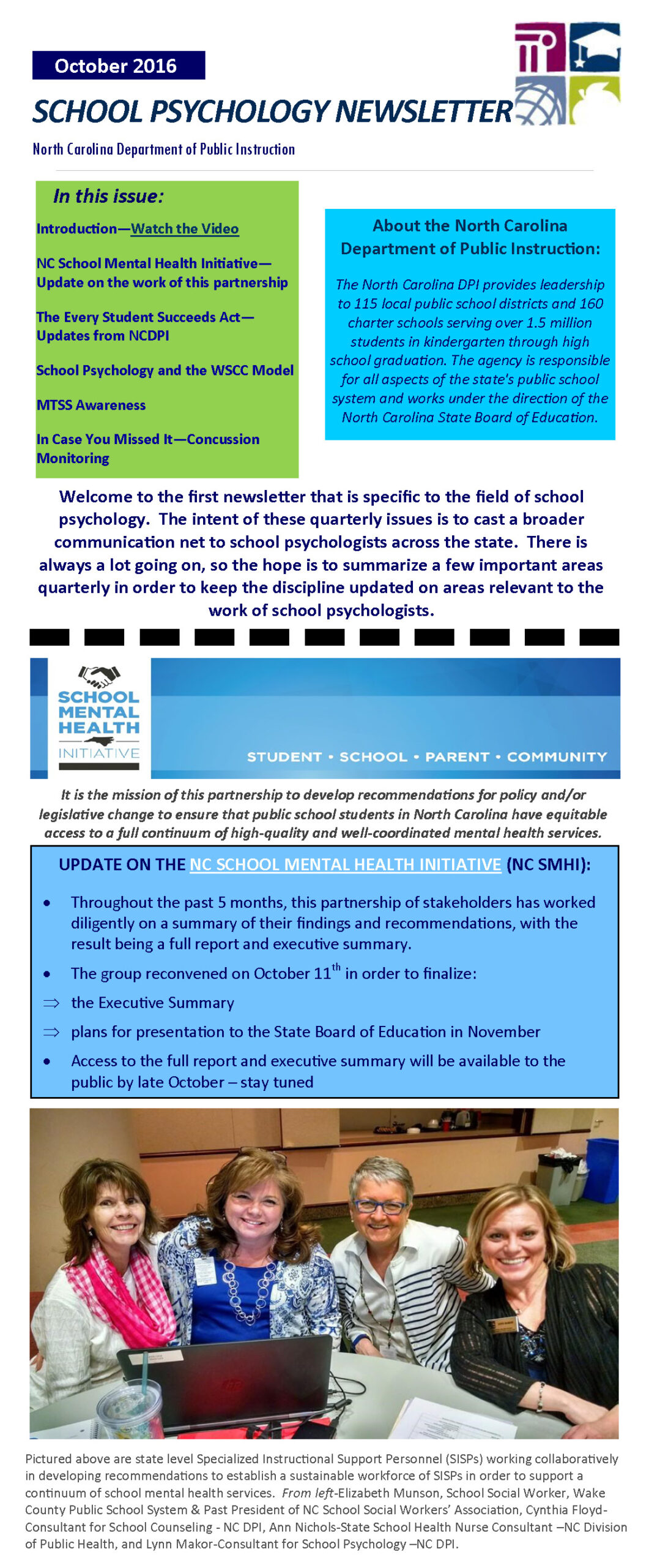 Newsletters – Page 2 – NC School Psychology