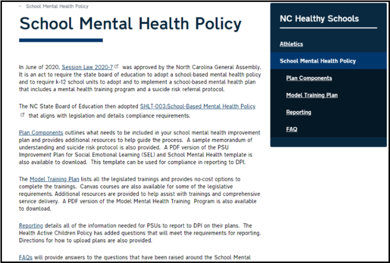 Social Emotional Learning and Mental Health – Psychological Services in ...